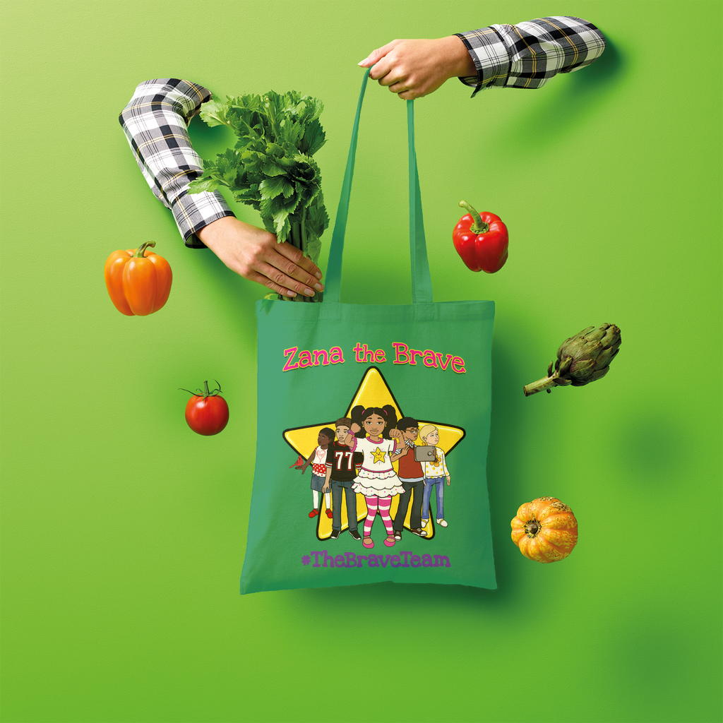 THE BRAVE TEAM Shopper Tote Bag – Zana The Brave